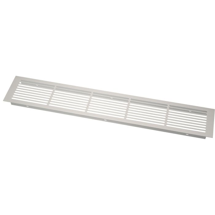 Ventilation Grate 500 x 86 mm Aluminium - QualityFittings