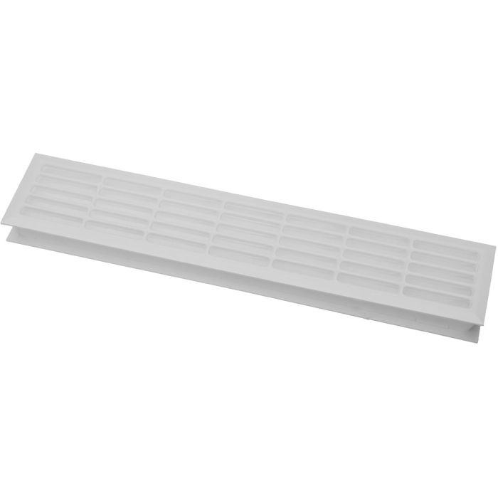 Ventilation Grate 400 x 80 mm White - QualityFittings