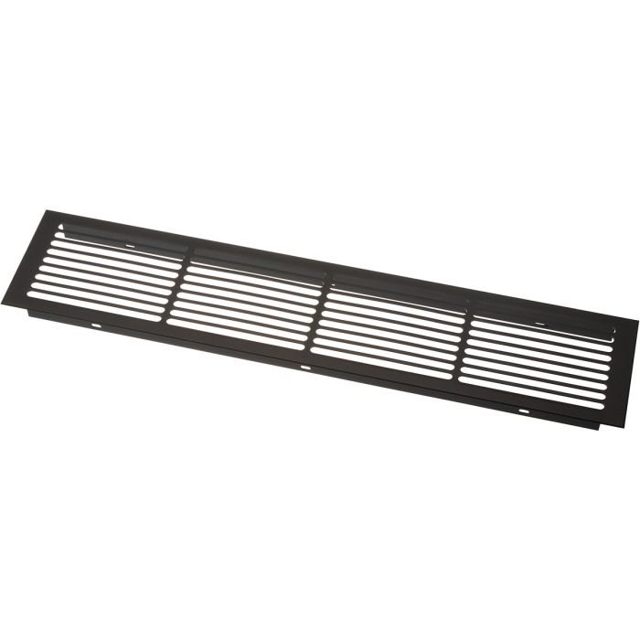 Ventilation Grate 400 x 86 mm Black - QualityFittings