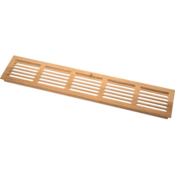 Ventilation Grate 515 x 100 mm Oak - QualityFittings