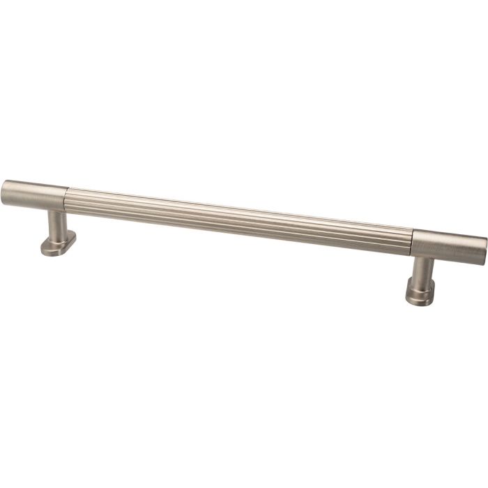 Bar Handle 'Fluted' Stainless Steel Effect Ribbed - QualityFittings