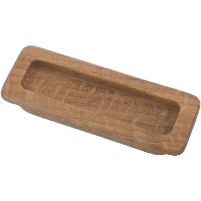 Inset Handle "Pick" Oak Clear Lacquered - QualityFittings