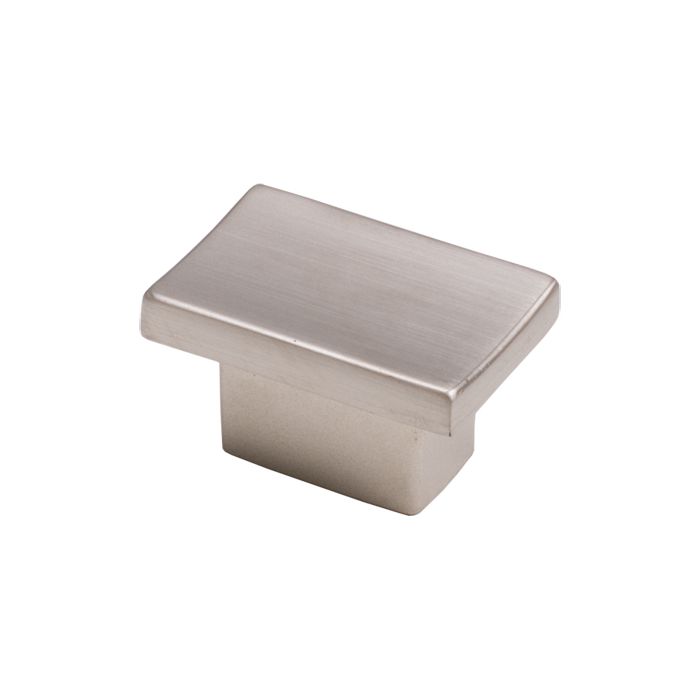 Cabinet Knob "Block" Stainless Steel Effect - QualityFittings