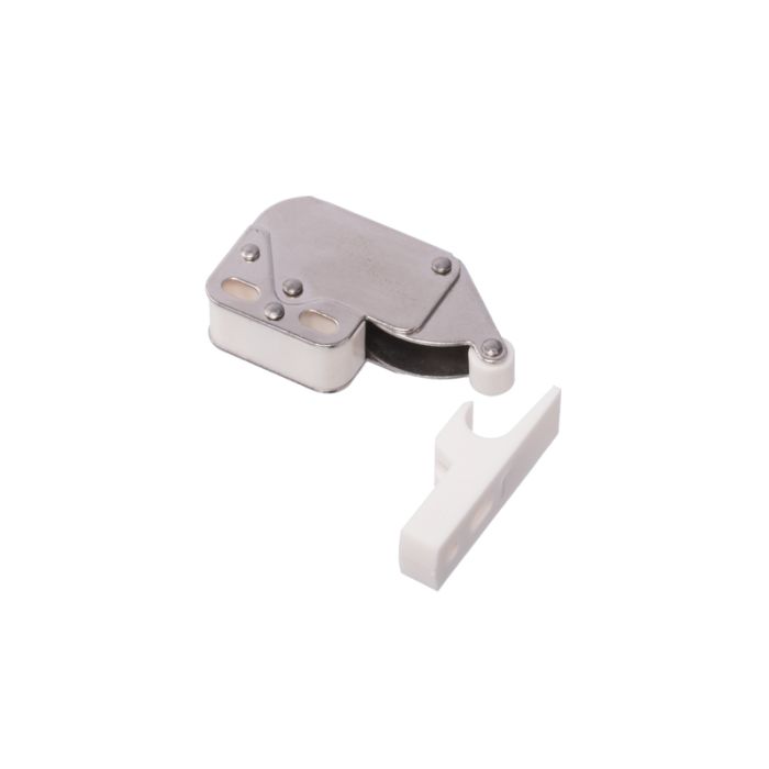 Mini-Latch Automatic Spring Catch White - QualityFittings