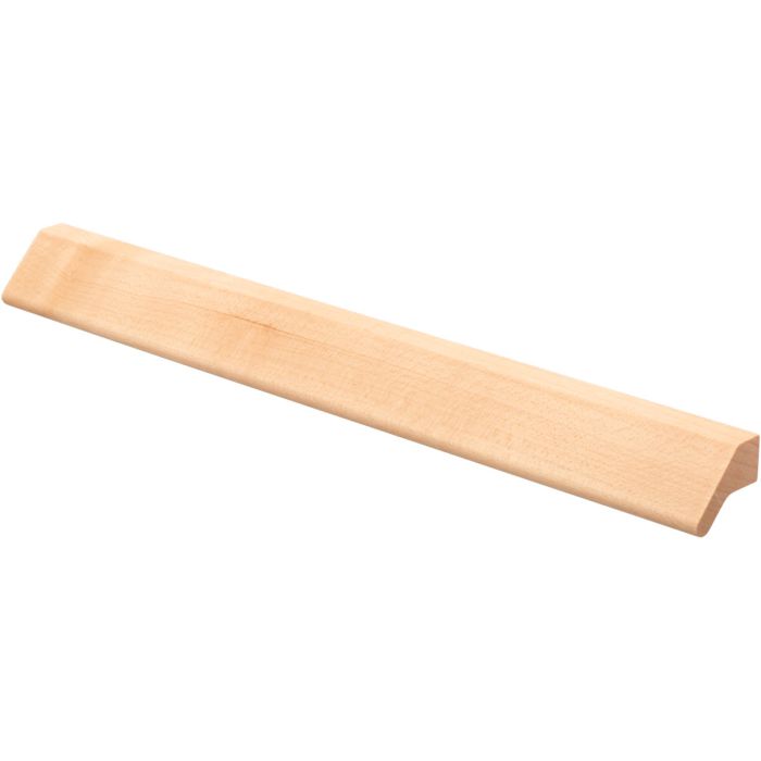 Finger Pull Handle 'Timber' Maple Clear Lacquered - QualityFittings