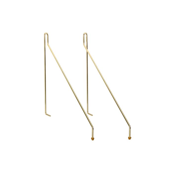 Shelf Bracket 'Tiny' Polished Brass - QualityFittings