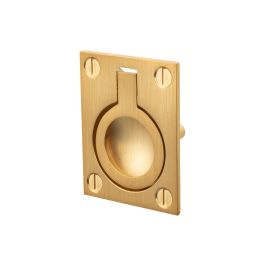 Inset Handle "Inn" Brushed Brass - QualityFittings
